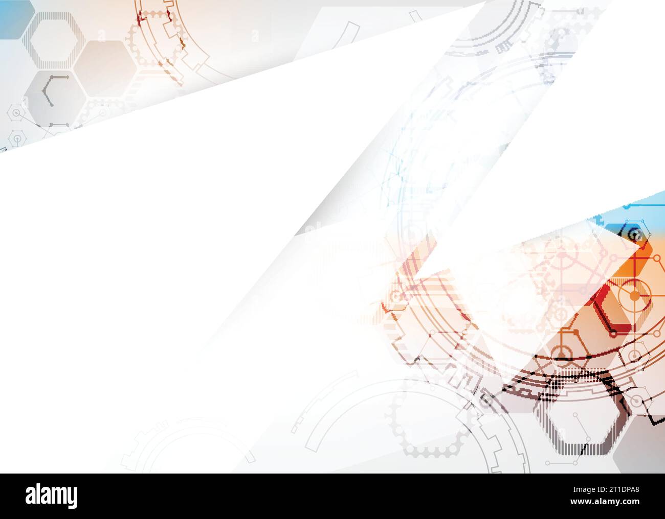 Color design layout. Abstract technology project. Vector illustration ...