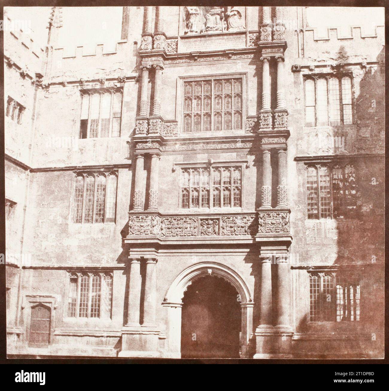 Architectural Study (Old Schools Hall, Oxford), Printed 1843 circa ...