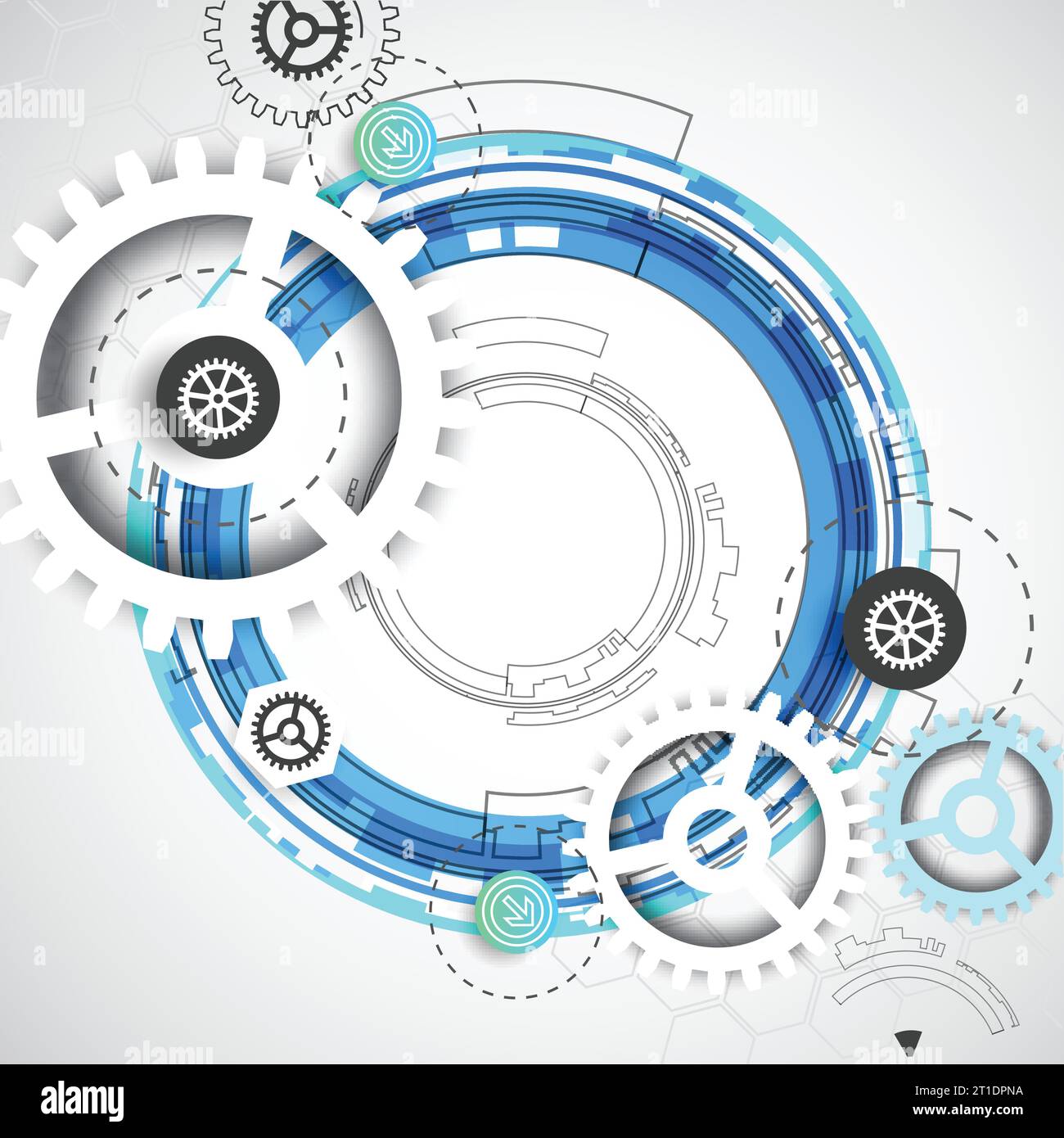 Abstract digital communication technology background. Vector ...