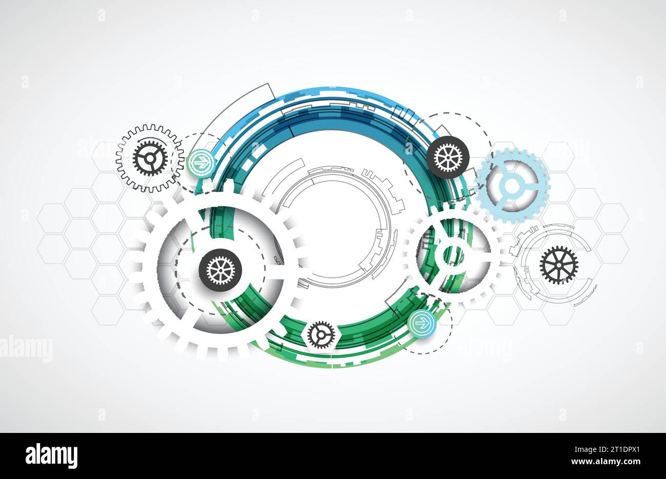Abstract digital communication technology background. Vector ...
