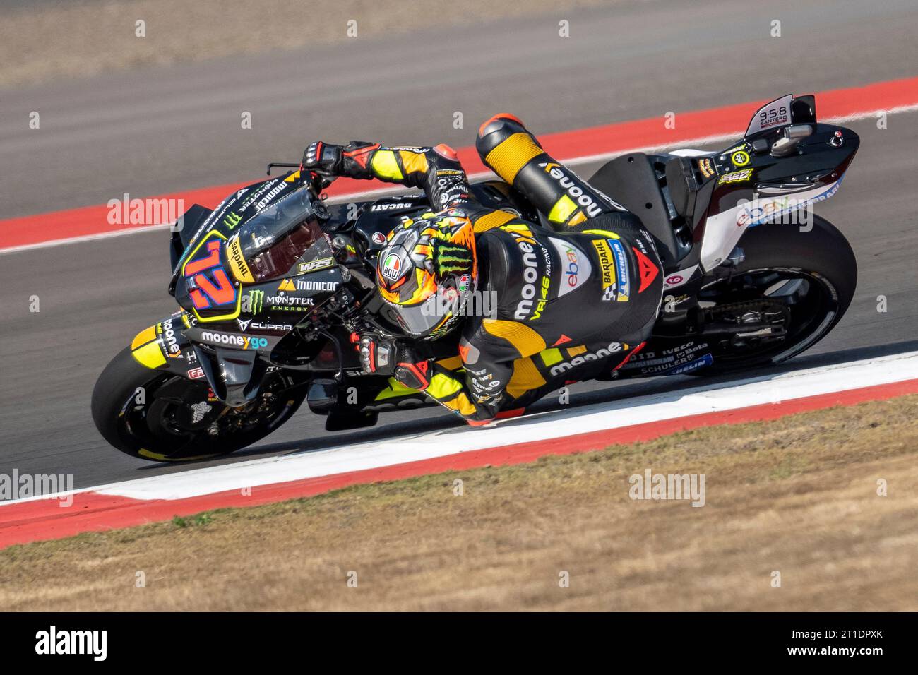Lombok. 13th Oct, 2023. Marco Bezzecchi of Mooney VR46 Racing Team ...