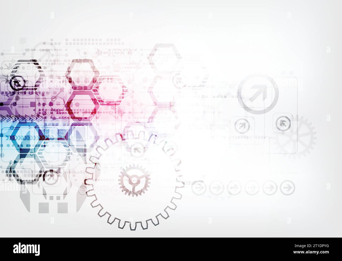 Abstract digital communication technology background. Vector ...