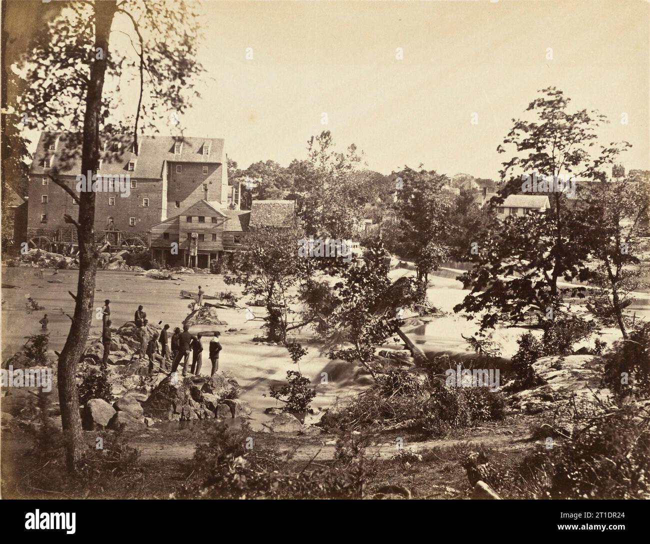 Johnson's Mill, Petersburg, VA., 1865 Stock Photo - Alamy