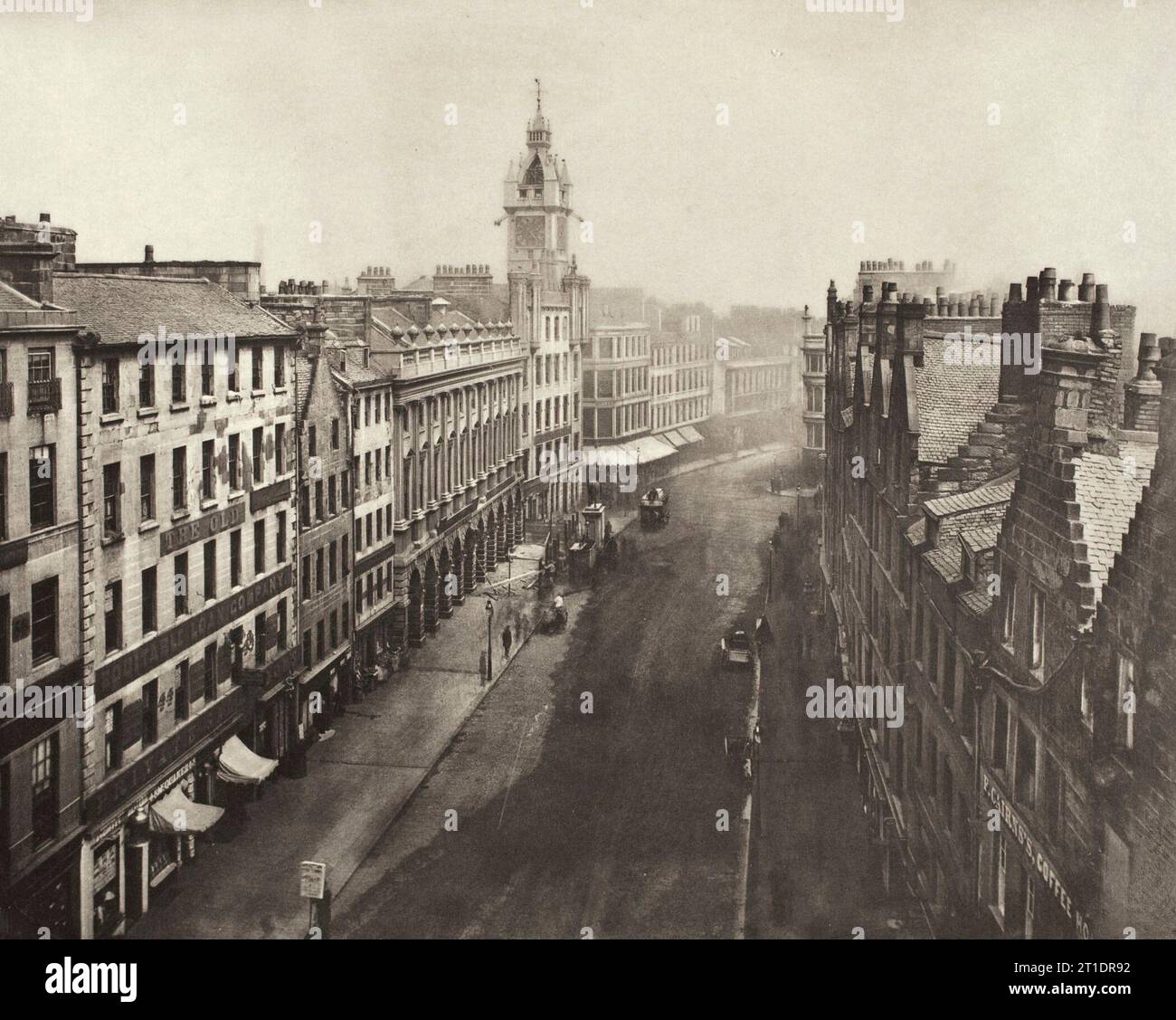 Trongate From Tron Steeple (#17), Printed 1900 Stock Photo - Alamy