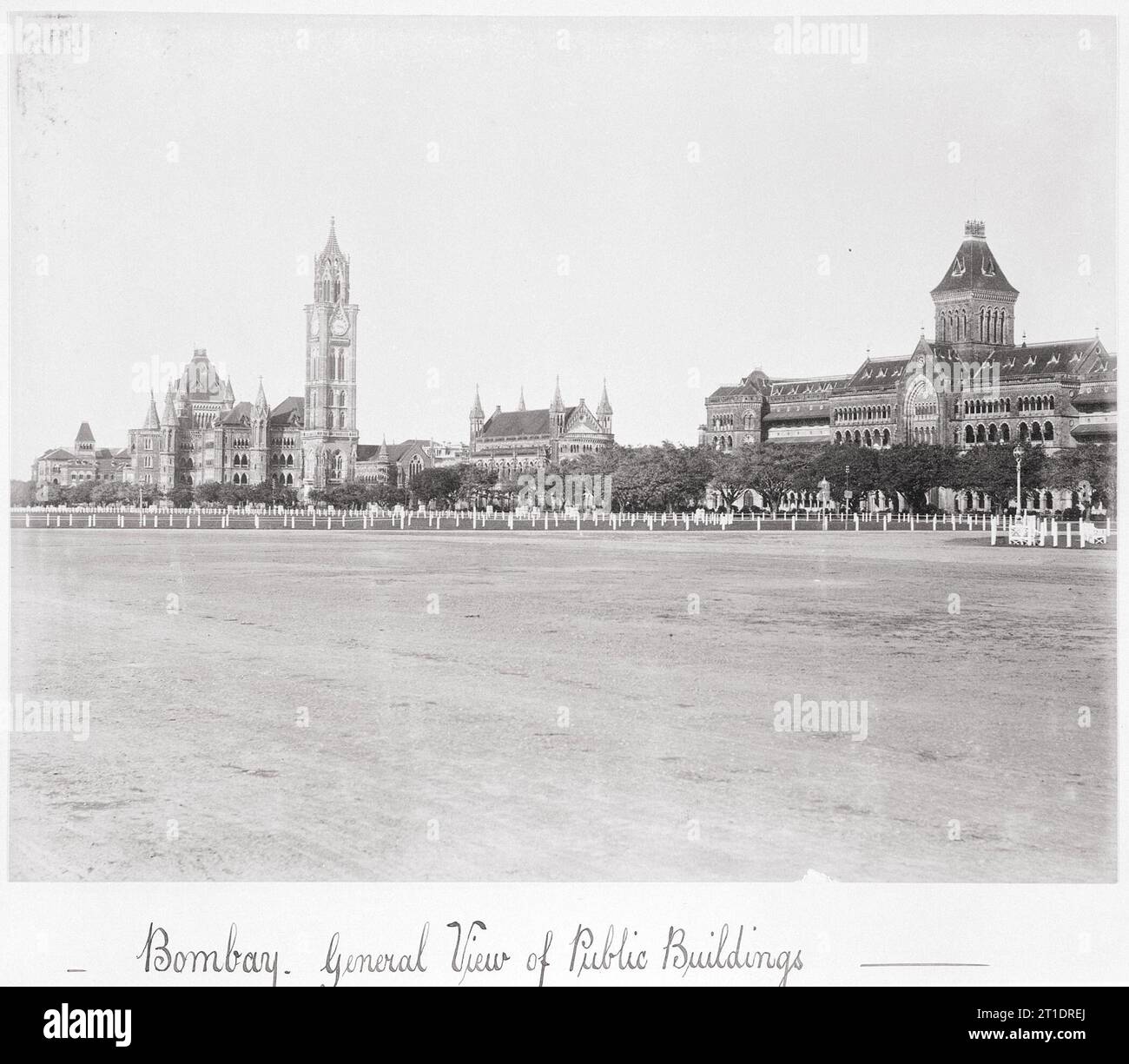 Bombay, General View of Public Buildings, Late 1860s Stock Photo - Alamy