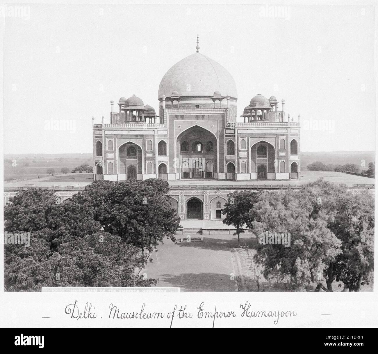 Delhi, Mausoleum of the Emperor Humayoon, Late 1860s Stock Photo - Alamy