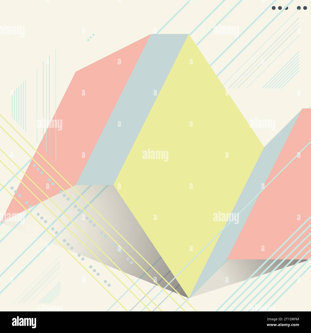 Abstract paper origami background. Stylish brochure for text and ...