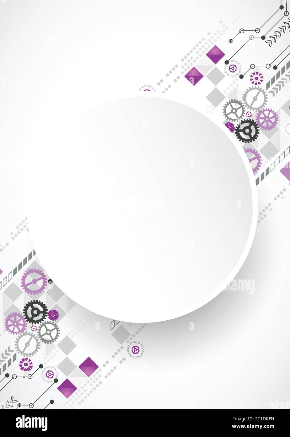 Abstract technology vector background. Vector Stock Vector Image & Art ...