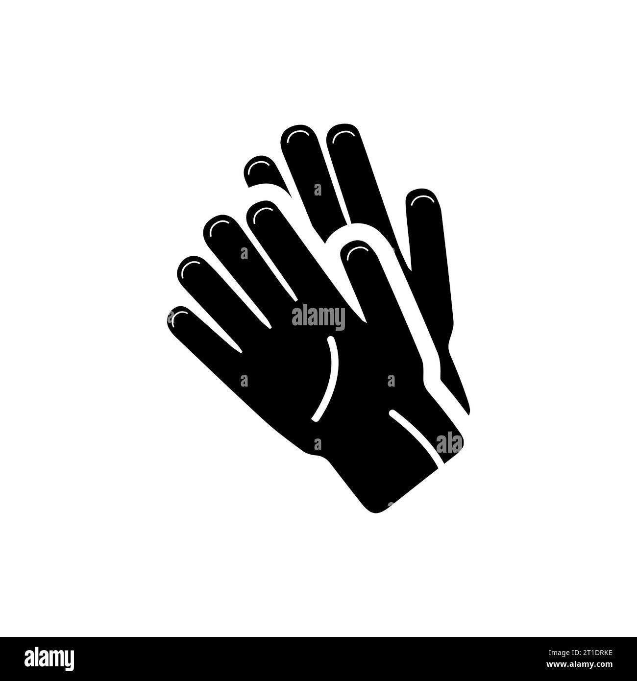 Hand gestures and sign language isolated . Vector illustration of human ...