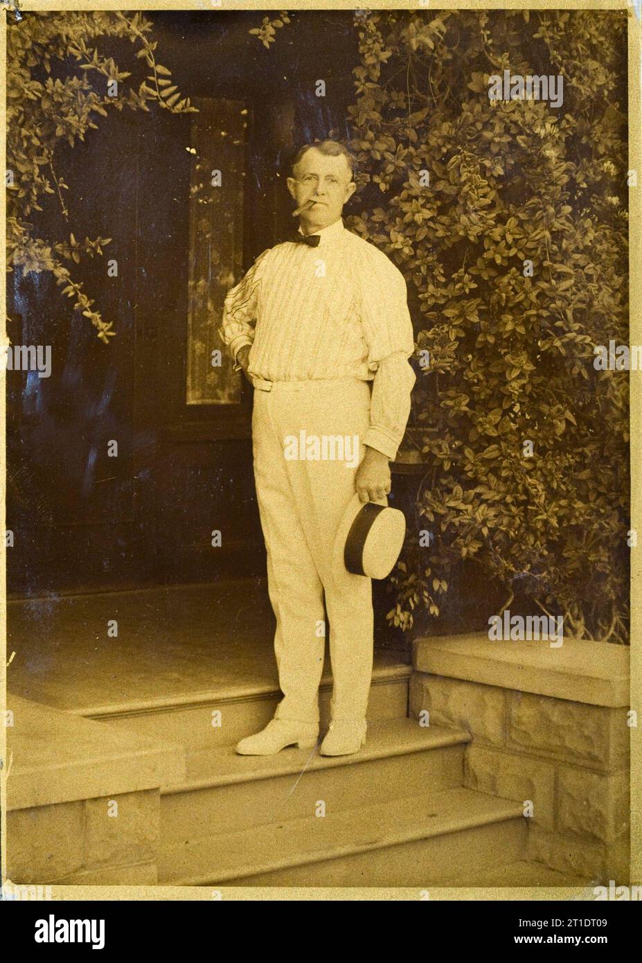 My Father. E. Curtis, inventor of Gold Tone Process, at Our Home In ...