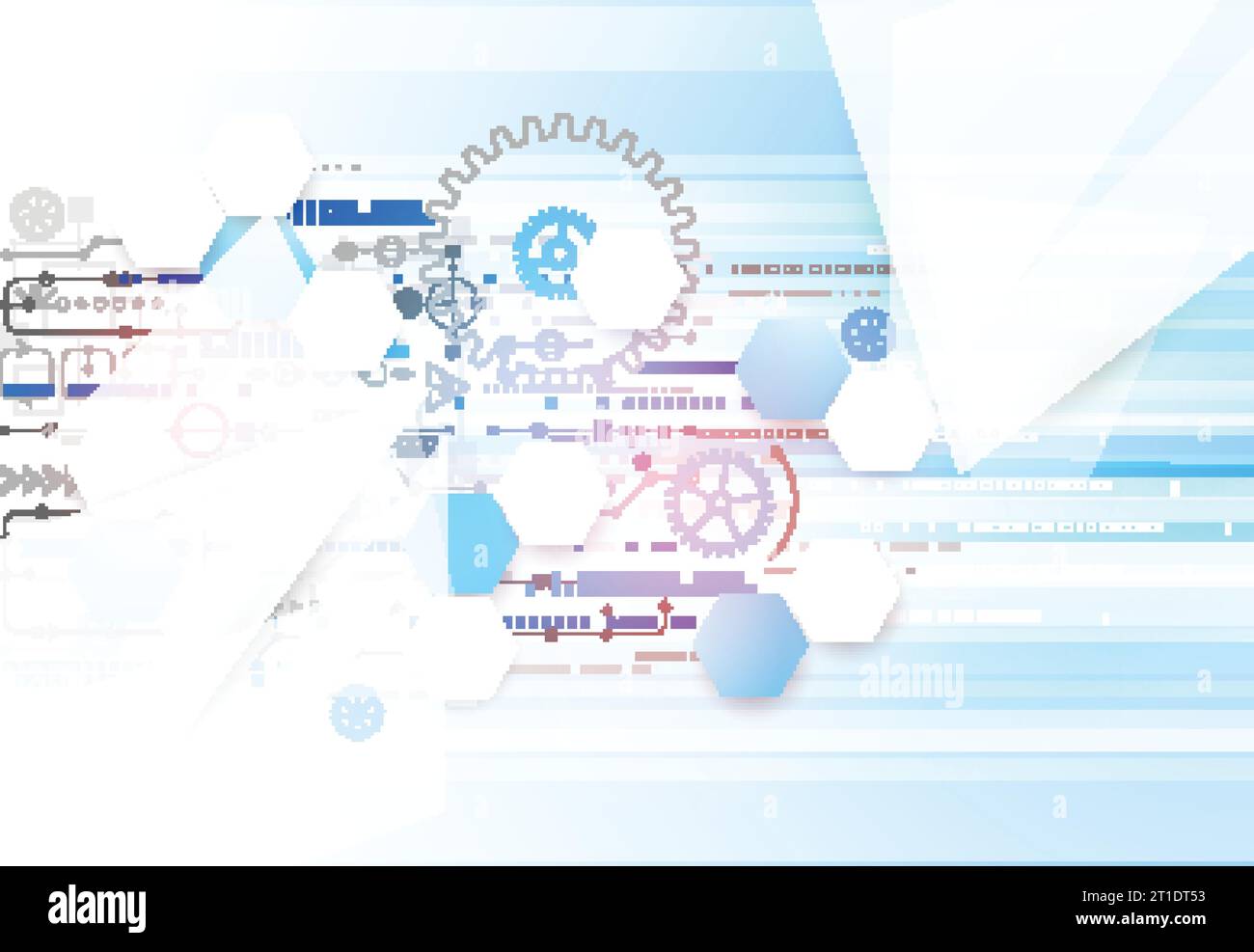 Abstract color digital communication technology background. Vector ...