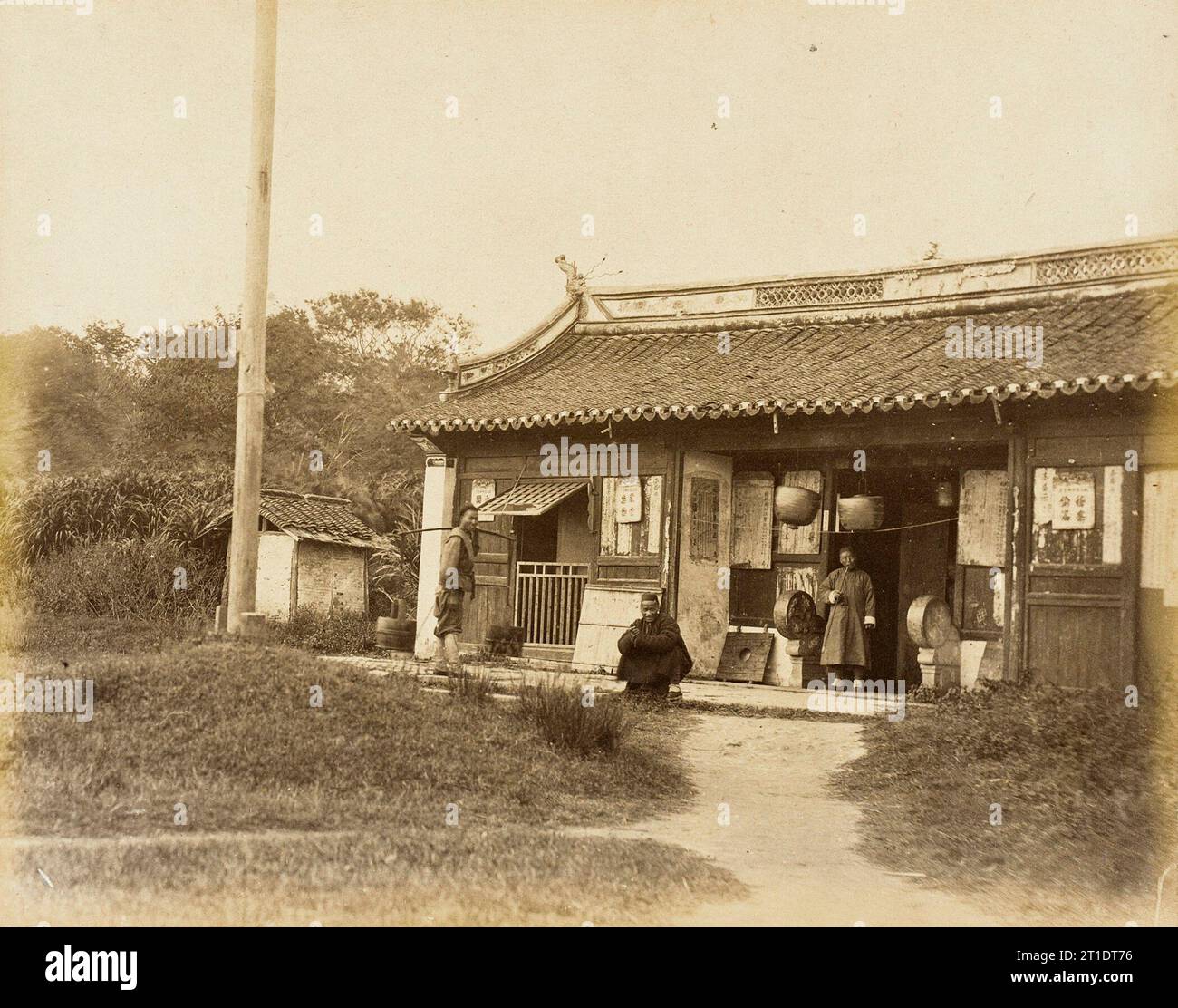 General Store/Office in City of Song Tiang, Province of Wu, 1860 Stock ...