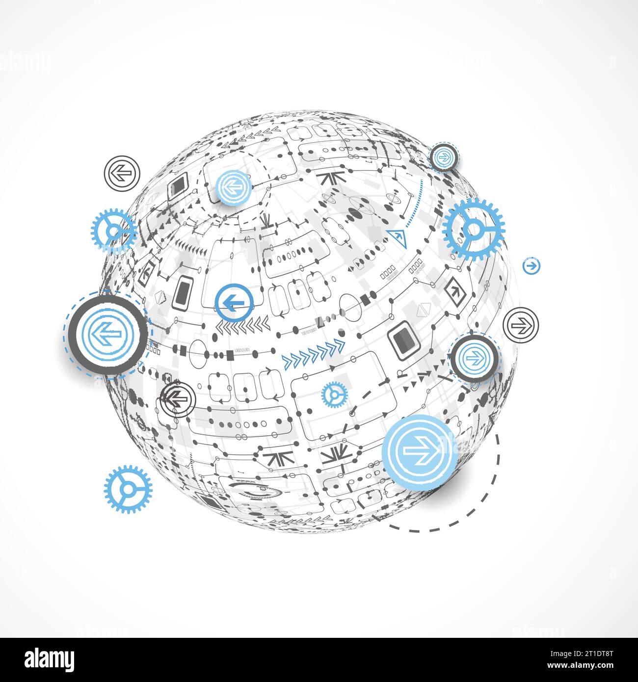 Abstract technology globe background. Vector Stock Vector Image & Art ...
