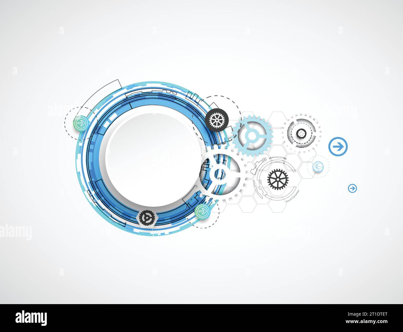 Abstract digital communication technology background. Vector ...