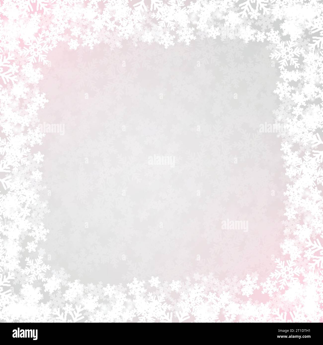 Abstract grey Christmas background with white snowflakes. Vector Stock ...