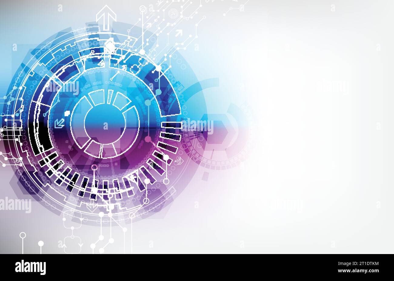 Abstract color digital communication technology background. Vector ...