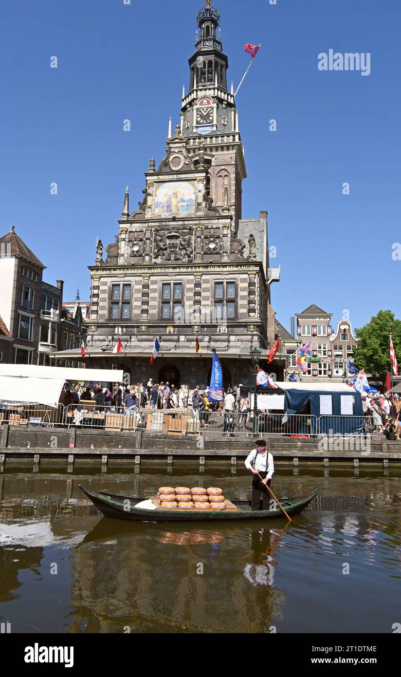 Dutch Cheese Museum in Alkmaar, North Holland, Netherlands Stock Photo ...
