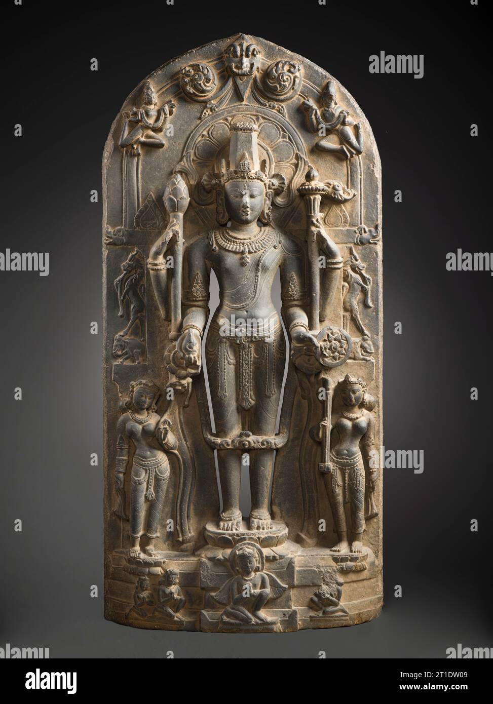The Hindu God Vishnu in his Emanation as Narayana (image 1 of 12), c ...