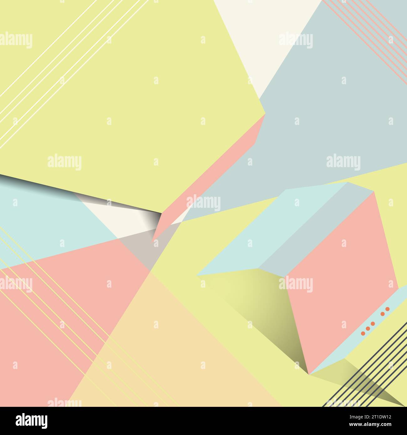 Abstract paper origami background. Stylish brochure for text and ...