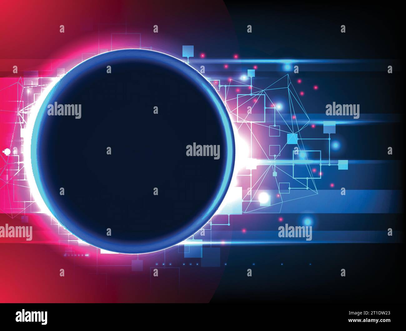 Abstract background, technology theme of social media. Vector Stock ...