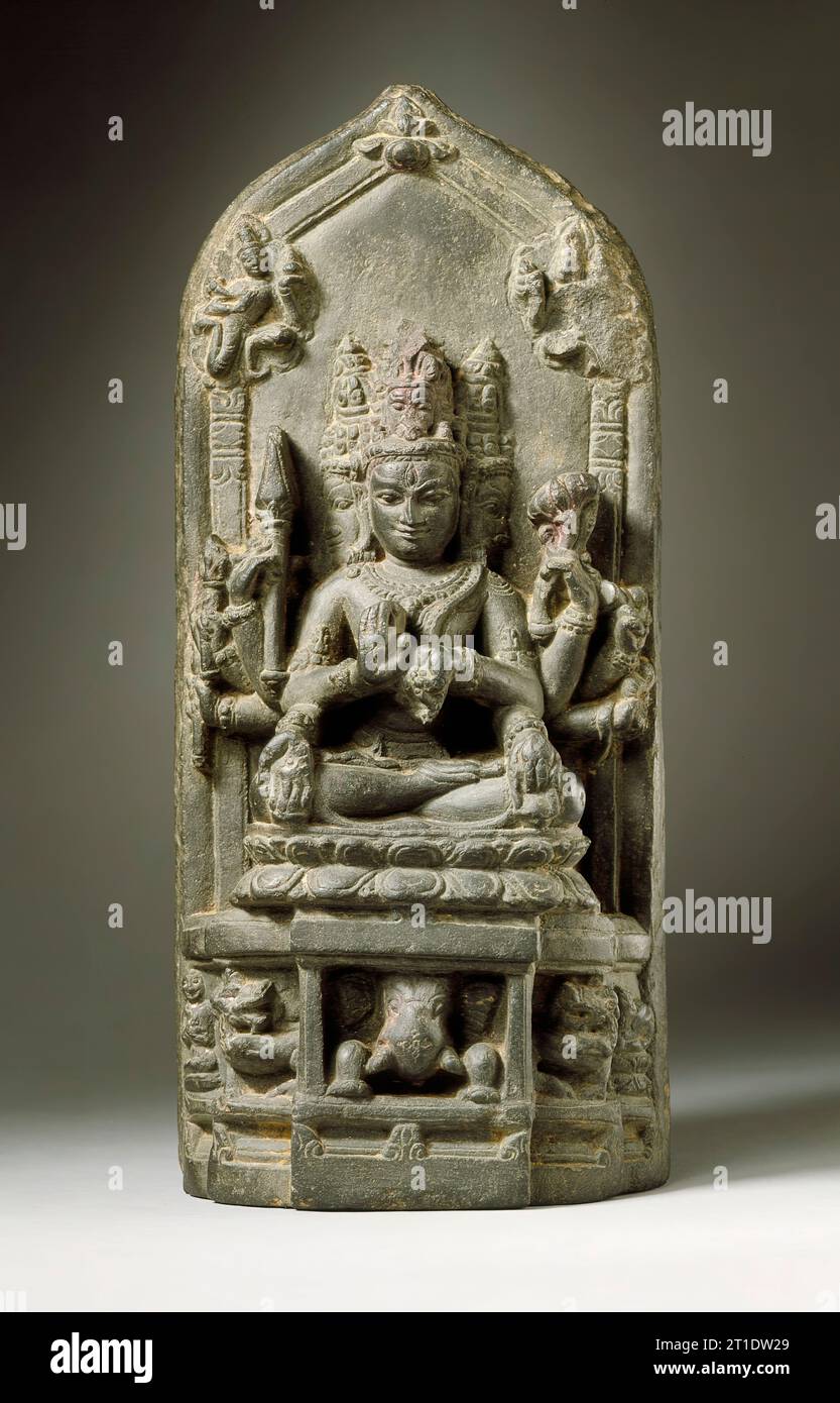 Cosmic Form of the Hindu God Shiva (Sadashiva), between c.1050 and c ...