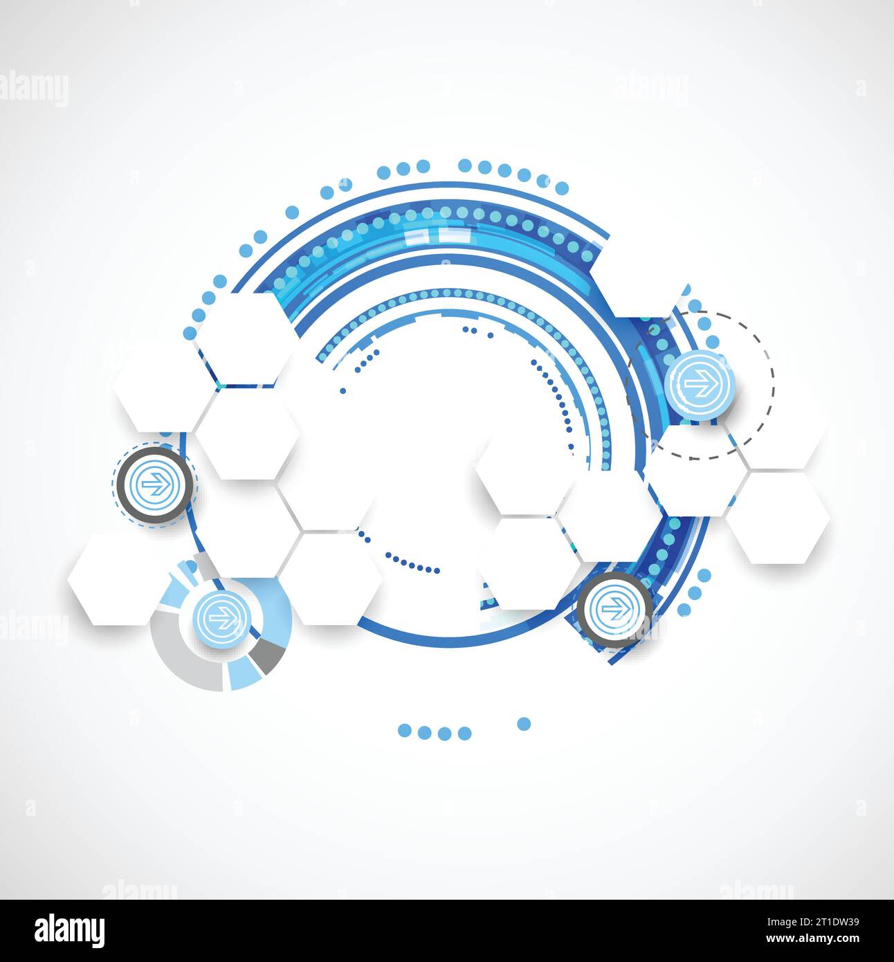 Abstract blue business science or technology background. Vector Stock ...