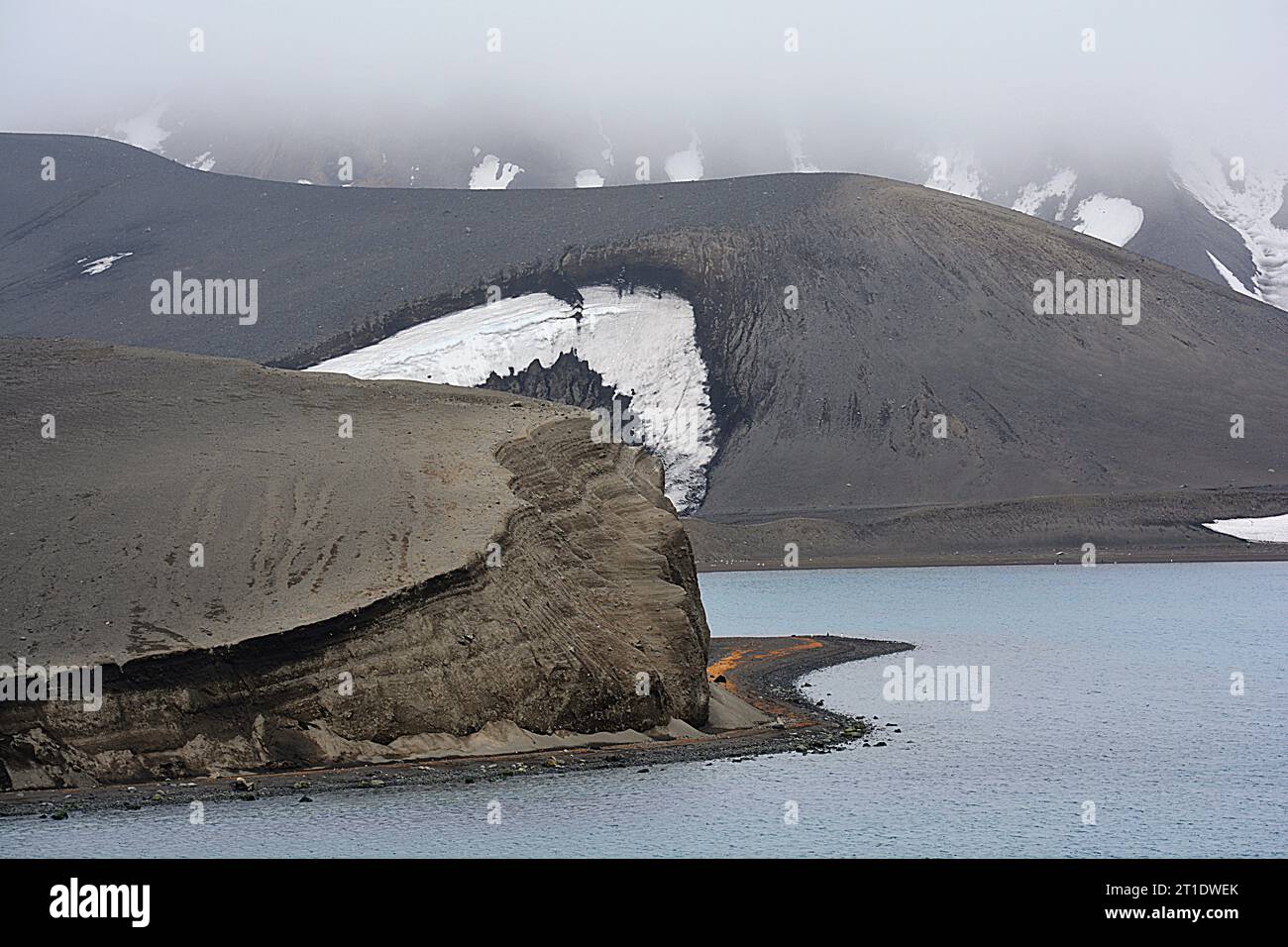 Antarctic; south Shetland Islands; Deception Island; Phone Bay; annular ...