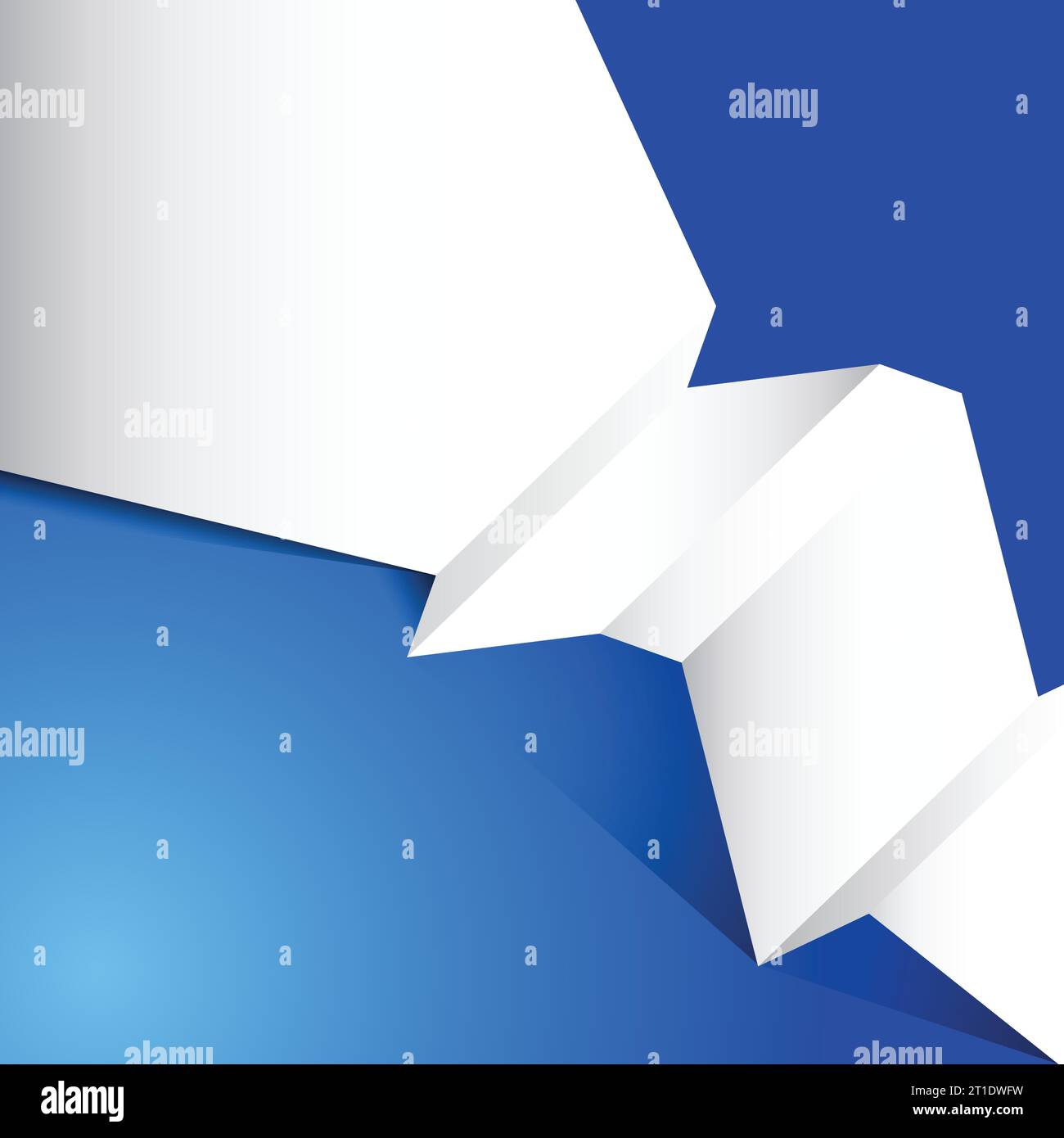 Abstract paper origami background. Stylish brochure for text and ...