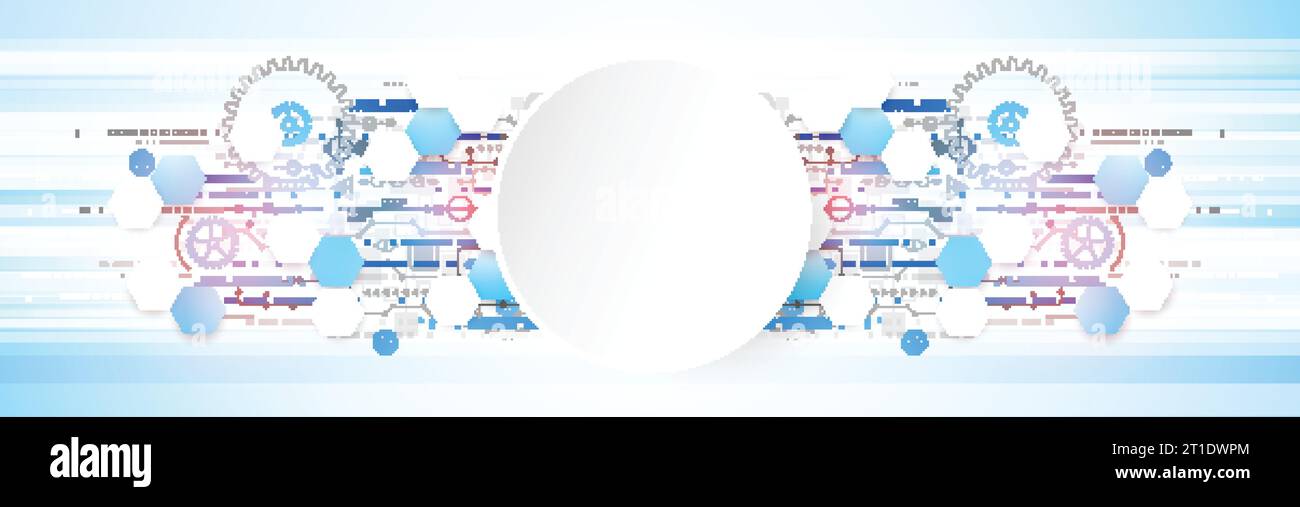 Abstract color digital communication technology background. Vector ...