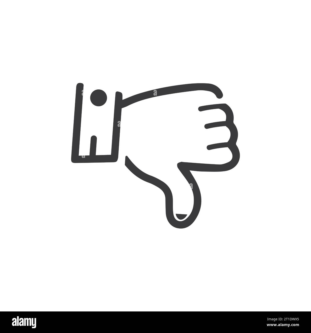Hand gestures and sign language isolated . Vector illustration of human ...