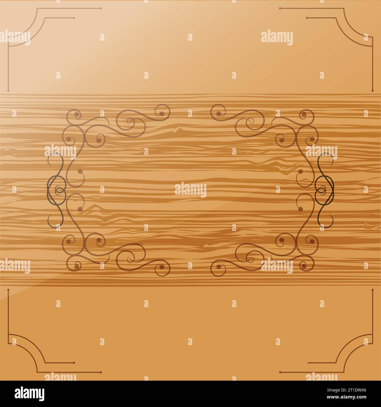 Art deco vintage design of retro flourishes frames. Vector Stock Vector ...