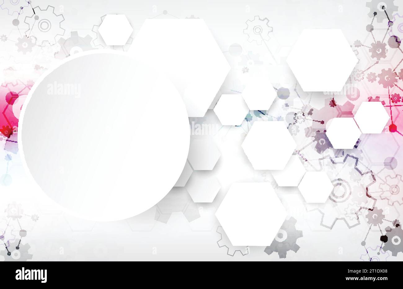 Color design layout. Abstract technology project. Vector illustration ...