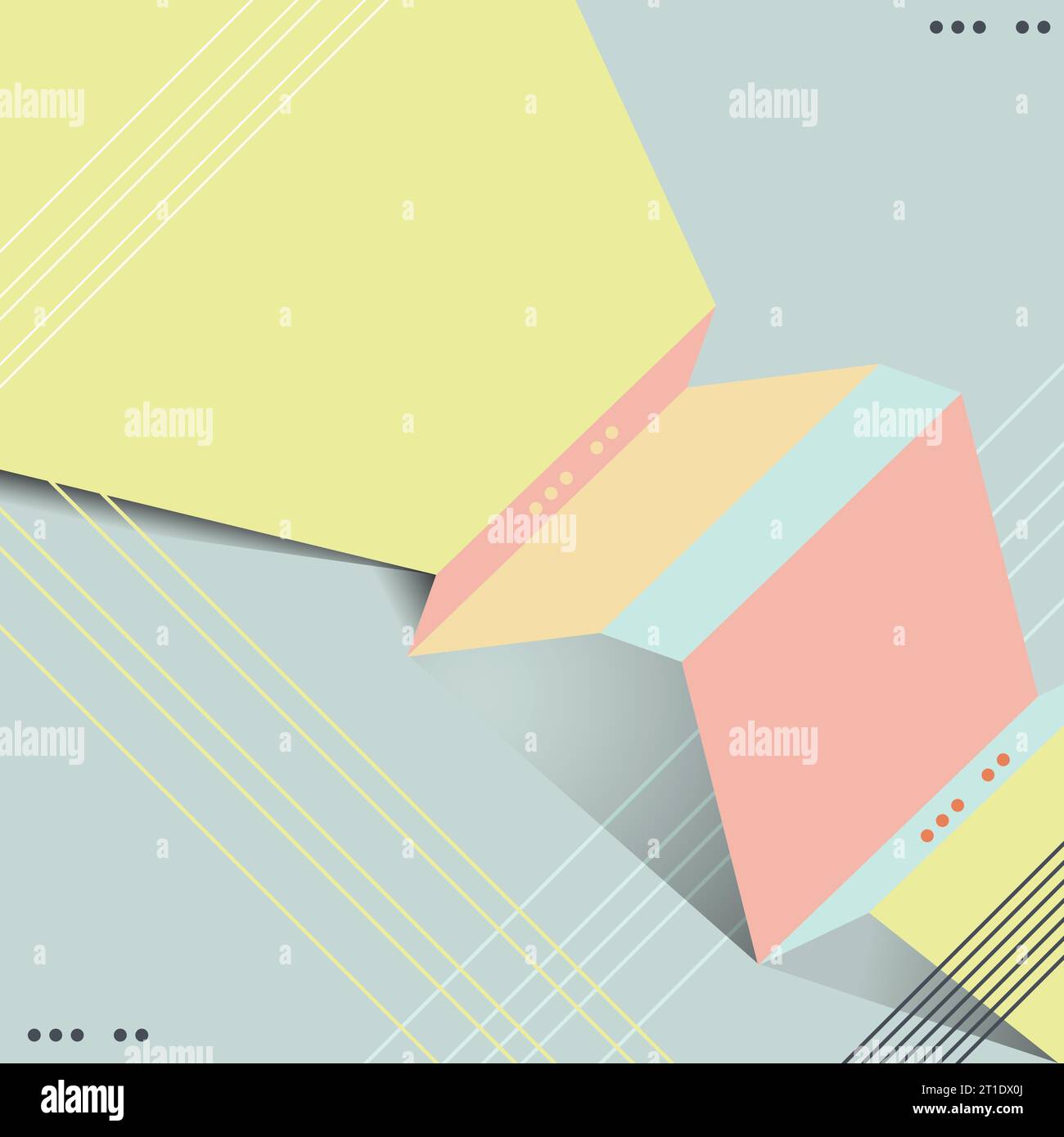 Abstract paper origami background. Stylish brochure for text and ...