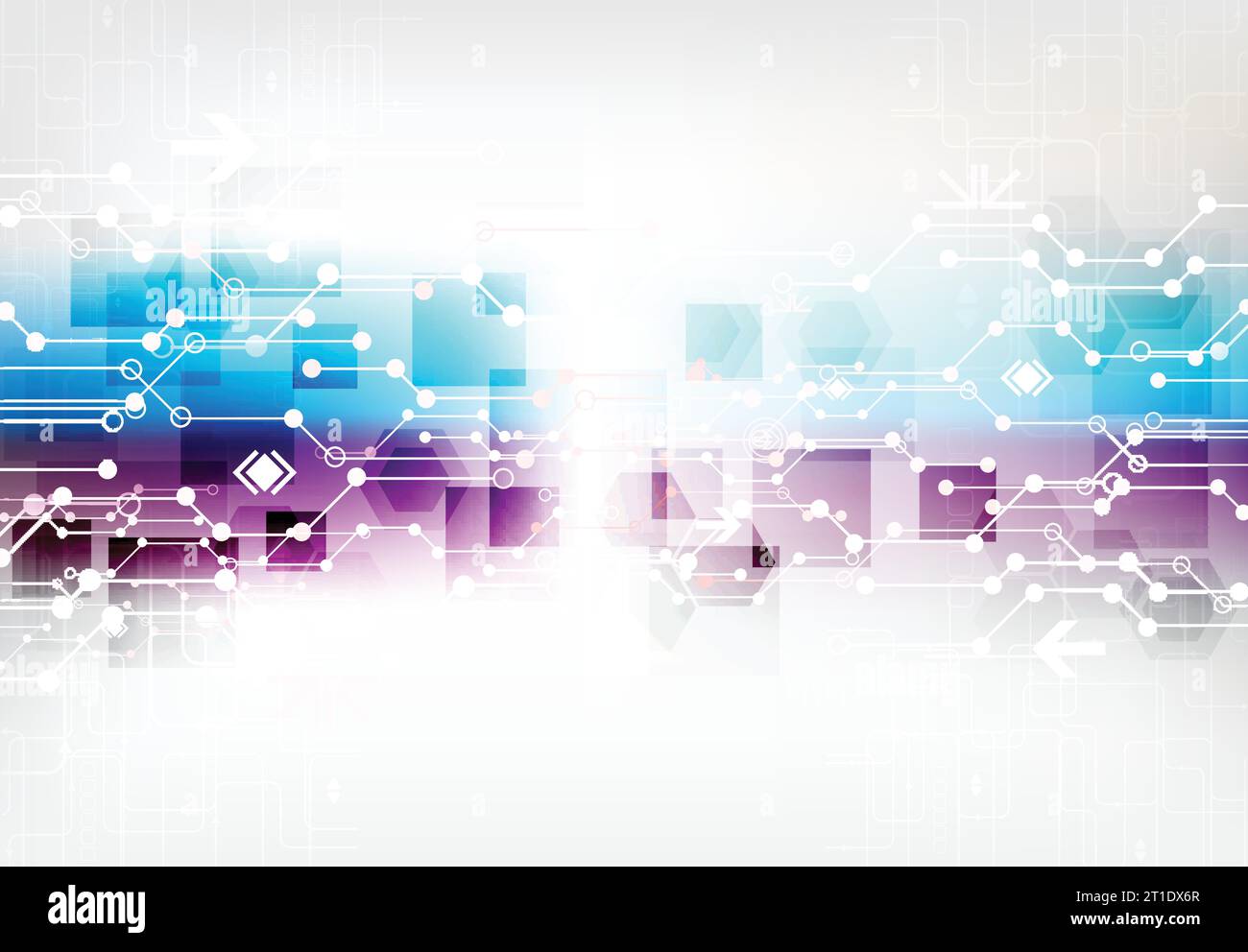 Abstract color digital communication technology background. Vector ...