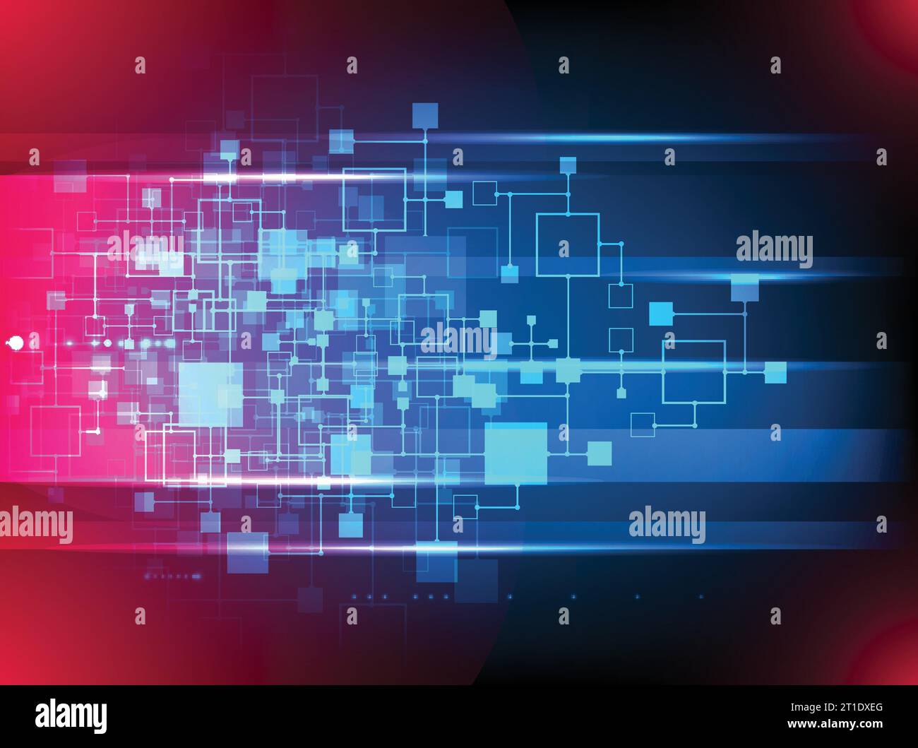 Abstract background, technology theme of social media. Vector Stock ...