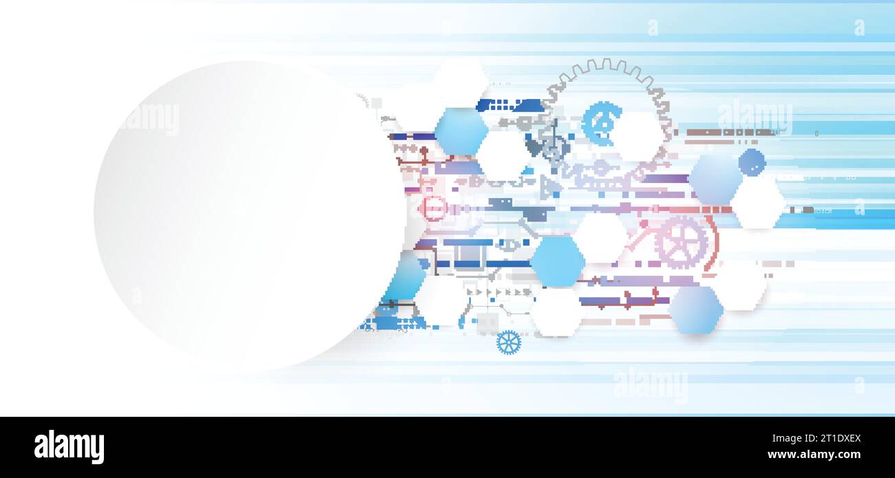 Abstract color digital communication technology background. Vector ...