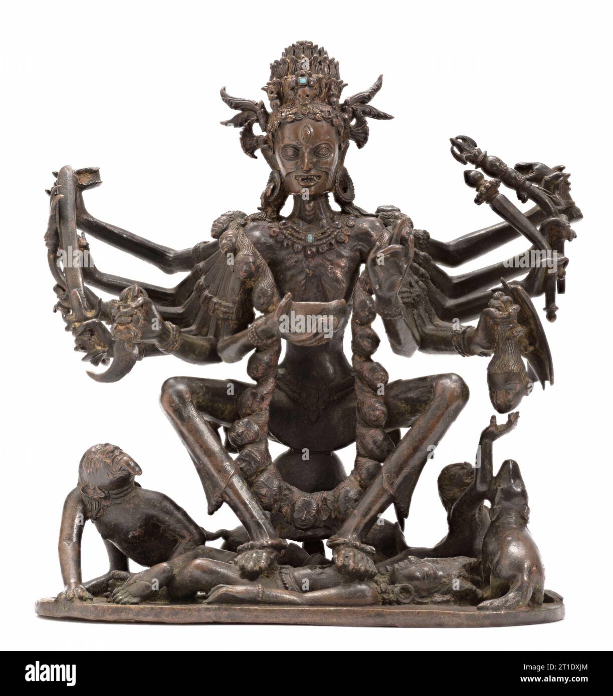 The Hindu Goddess Chamunda, 14th century Stock Photo - Alamy