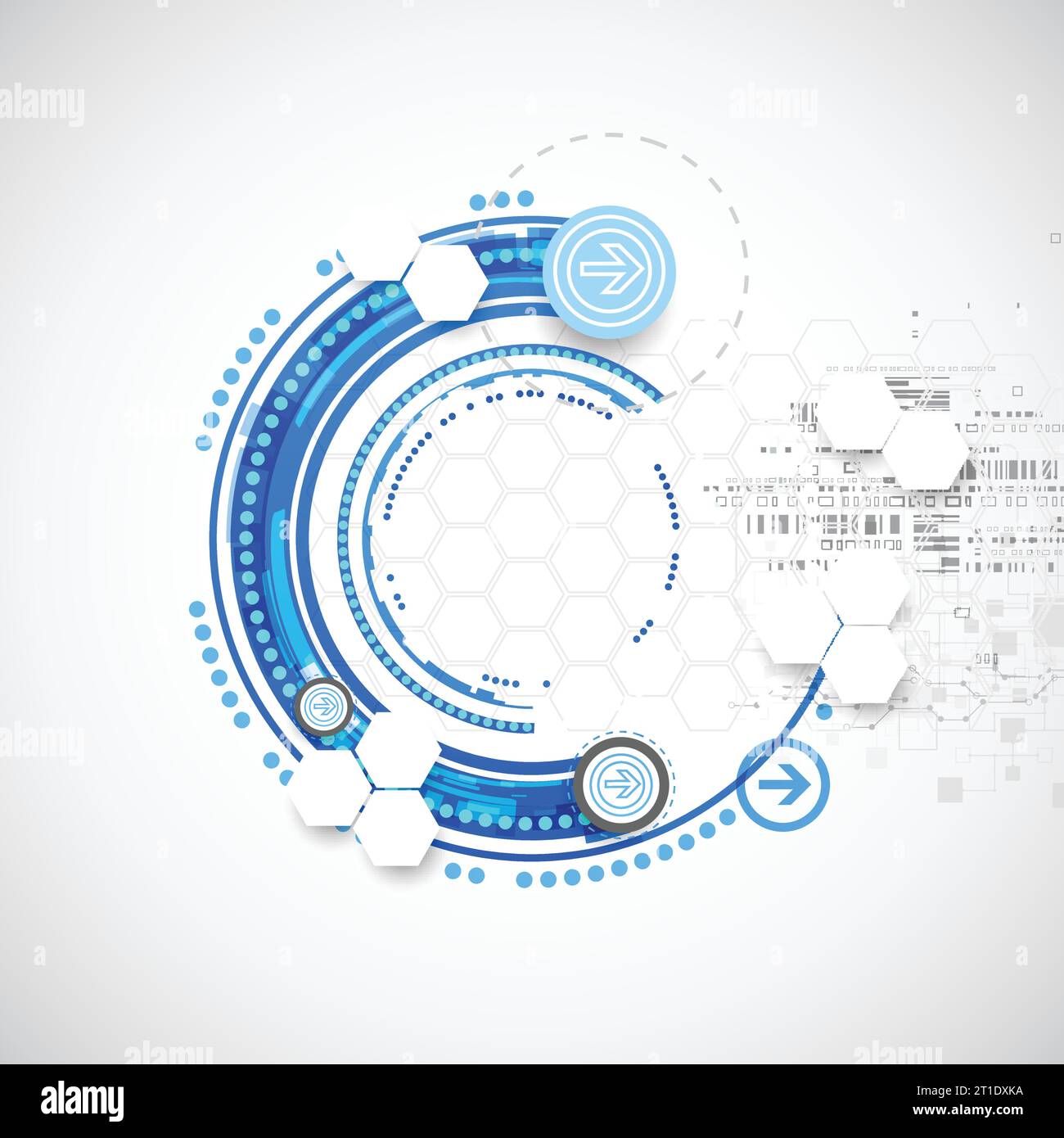 Abstract blue business science or technology background. Vector Stock ...
