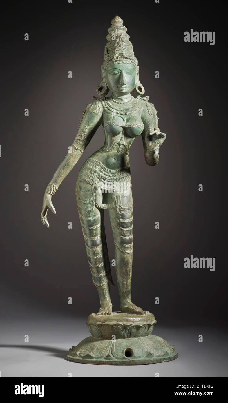 The Hindu Goddess Shridevi, 13th century Stock Photo - Alamy