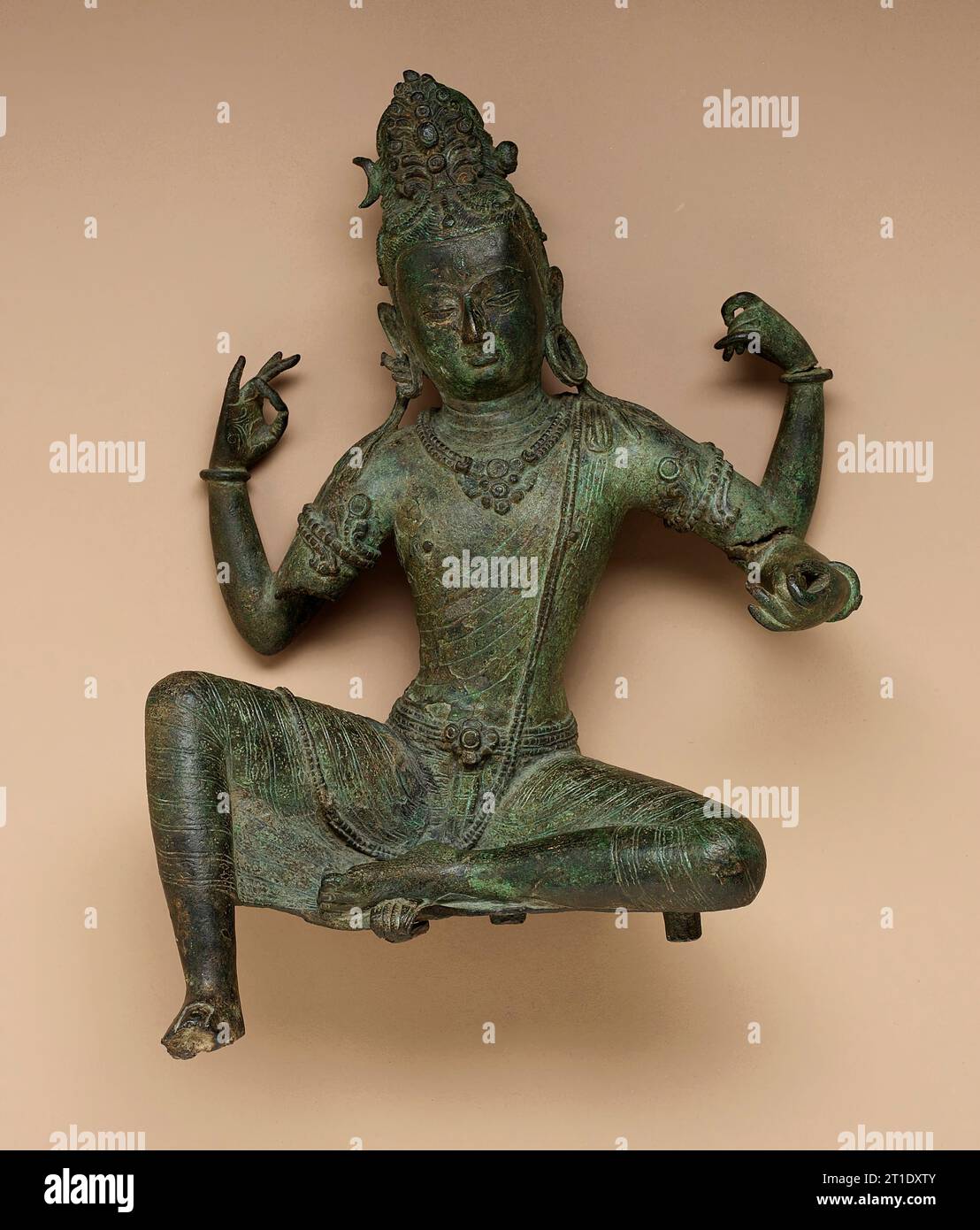 The Hindu God Shiva, From an Uma-Maheshvara pair, 11th century Stock ...