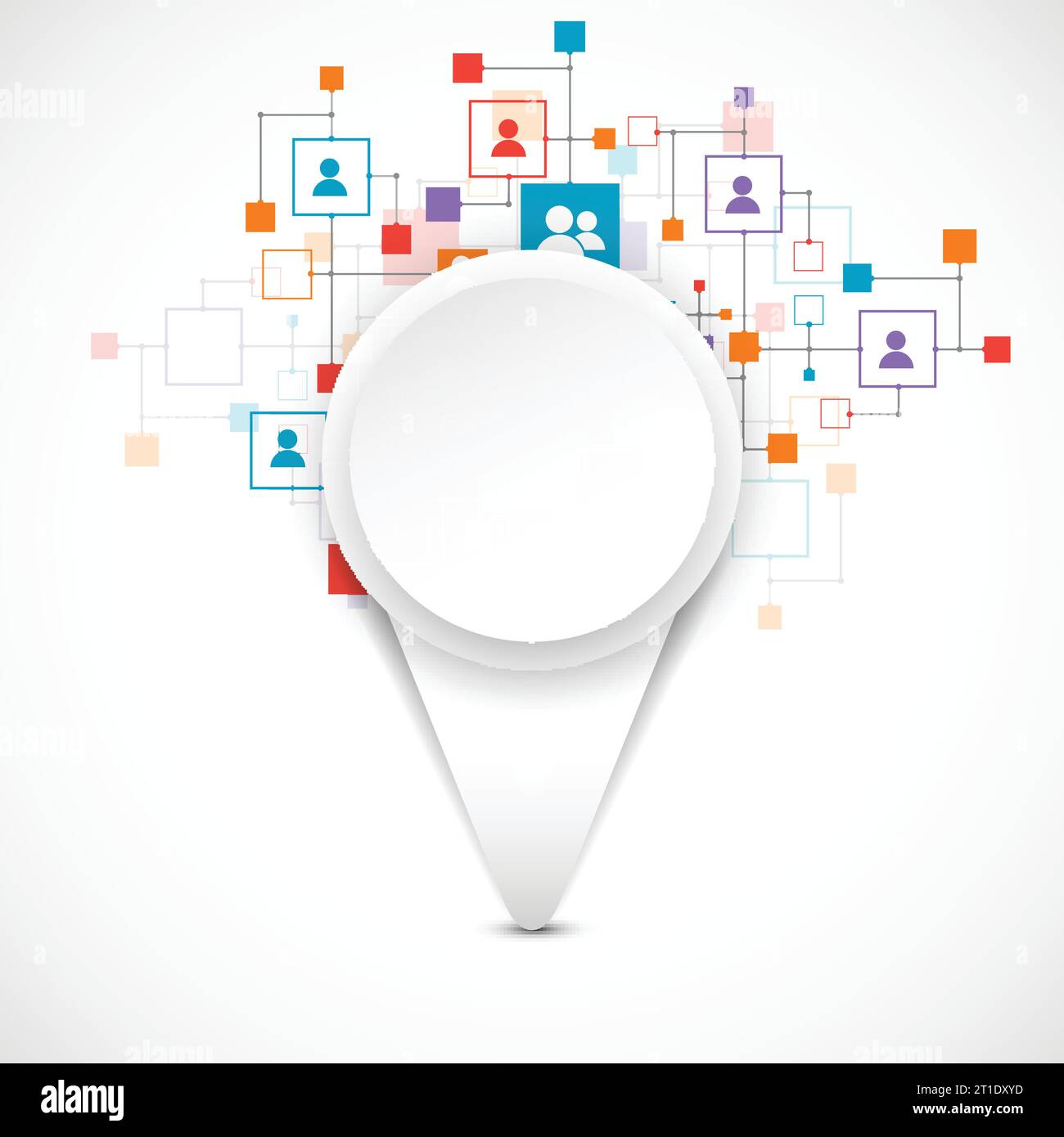 Abstract technology color pointer. Vector illustration Stock Vector ...