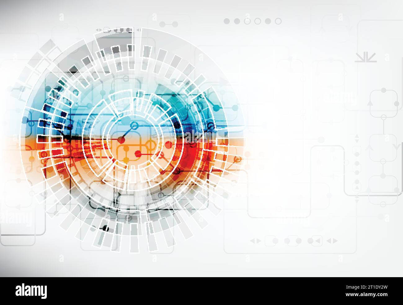 Abstract digital communication technology background. Vector ...