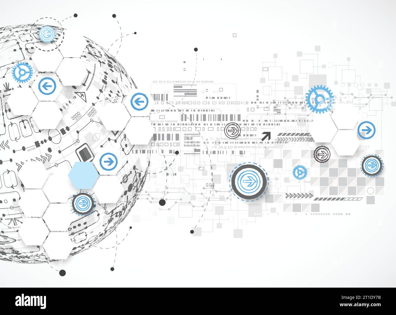 Abstract technology globe background. Vector Stock Vector Image & Art ...
