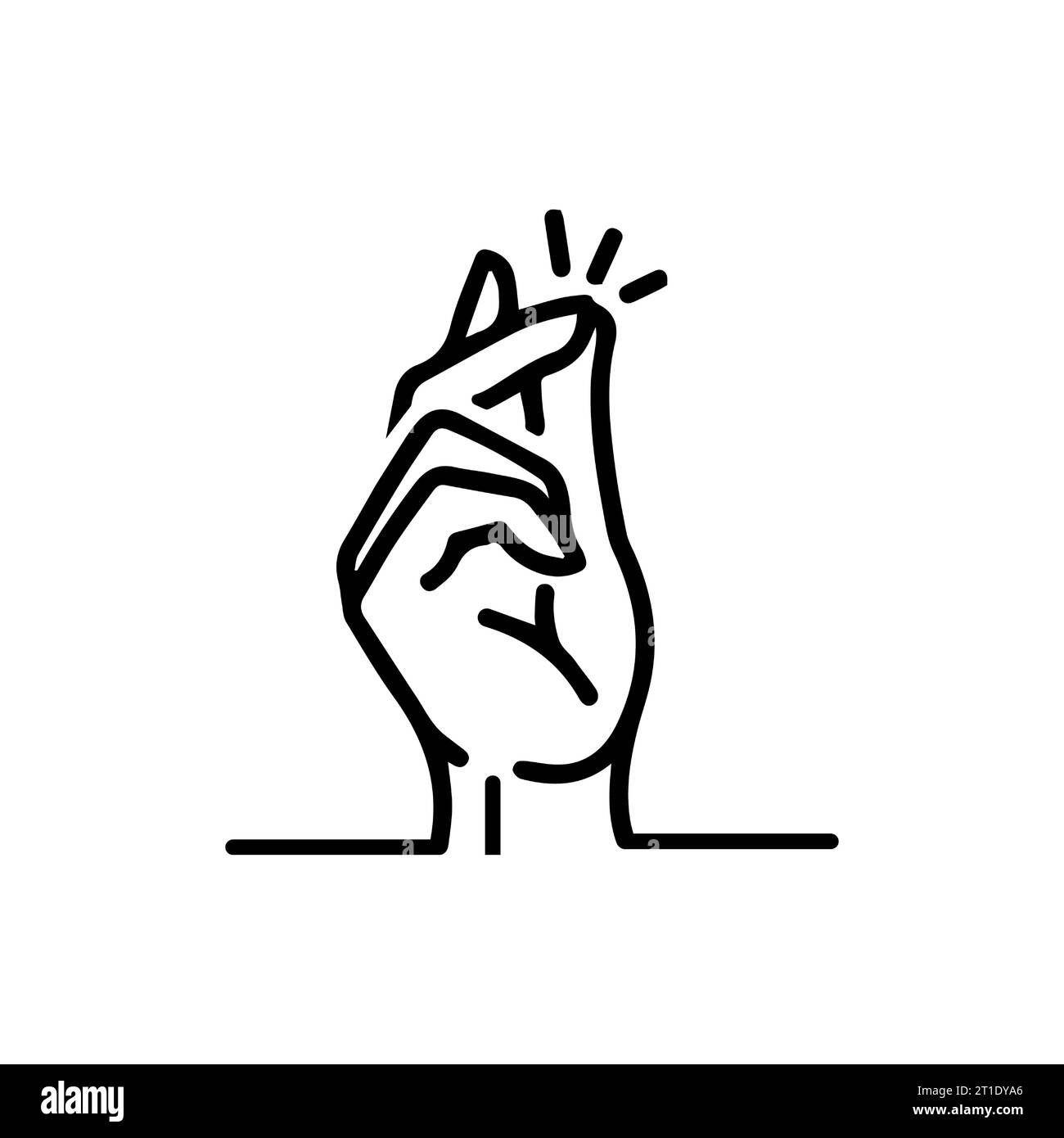 Hand gestures and sign language isolated . Vector illustration of human ...