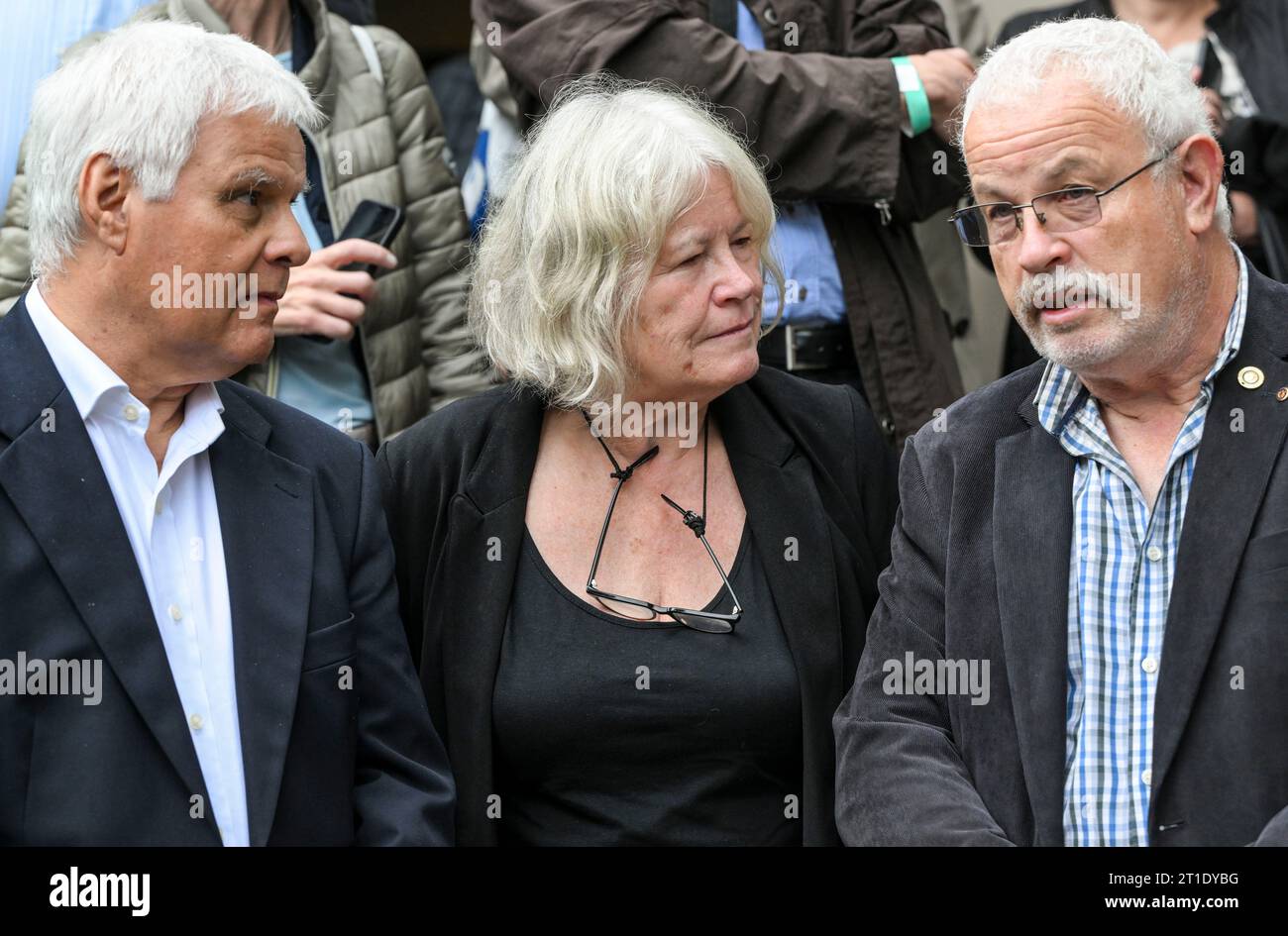 Berlin, Germany. 13th Oct, 2023. The grandchildren of Friedrich Simon ...