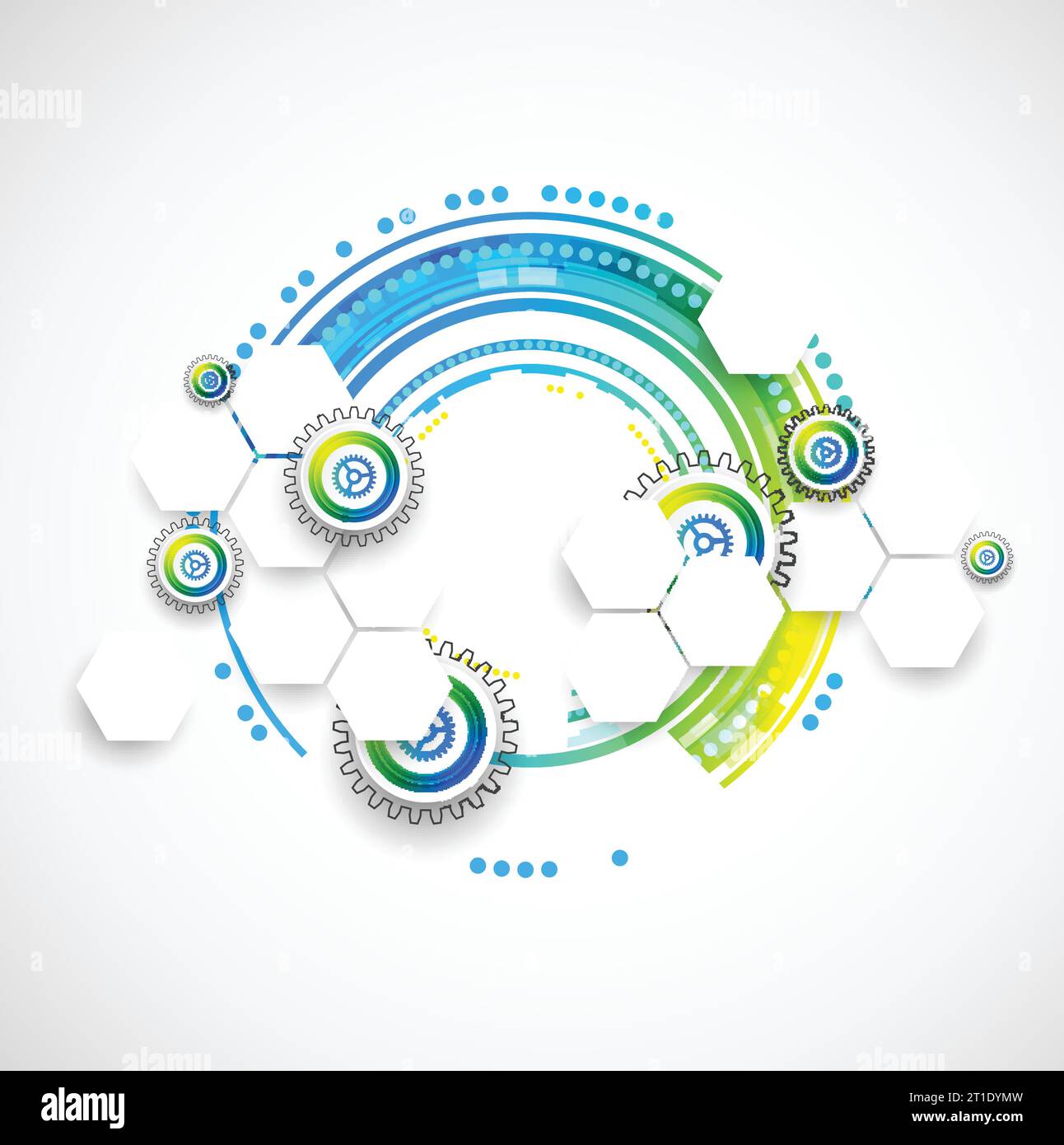 Abstract blue business science or technology background. Vector Stock ...