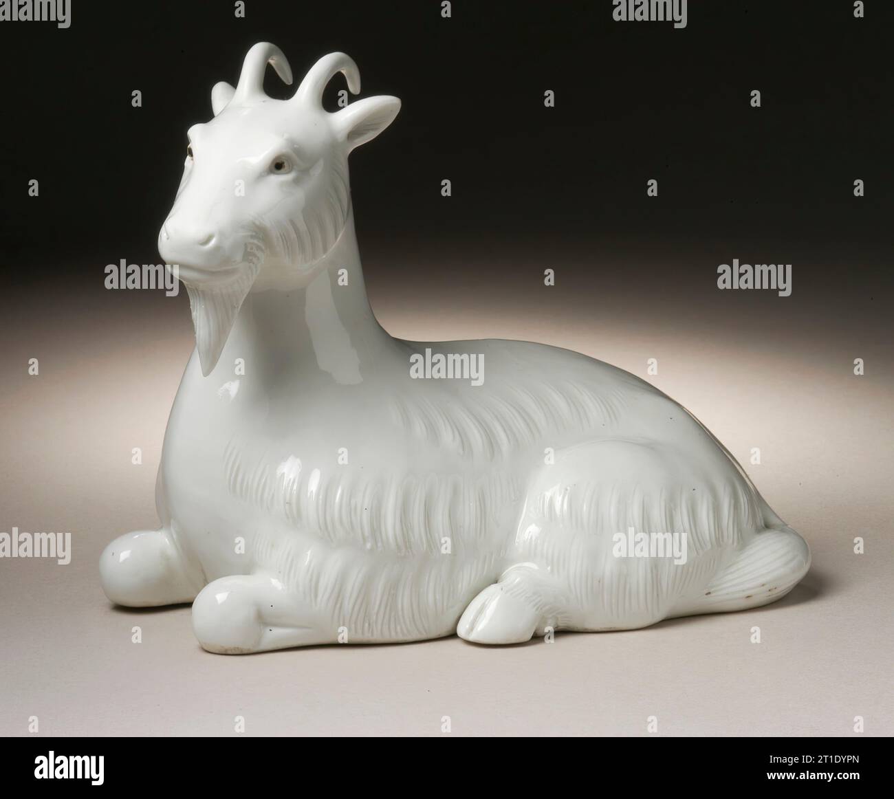 Reclining Goat, 19th century Stock Photo - Alamy