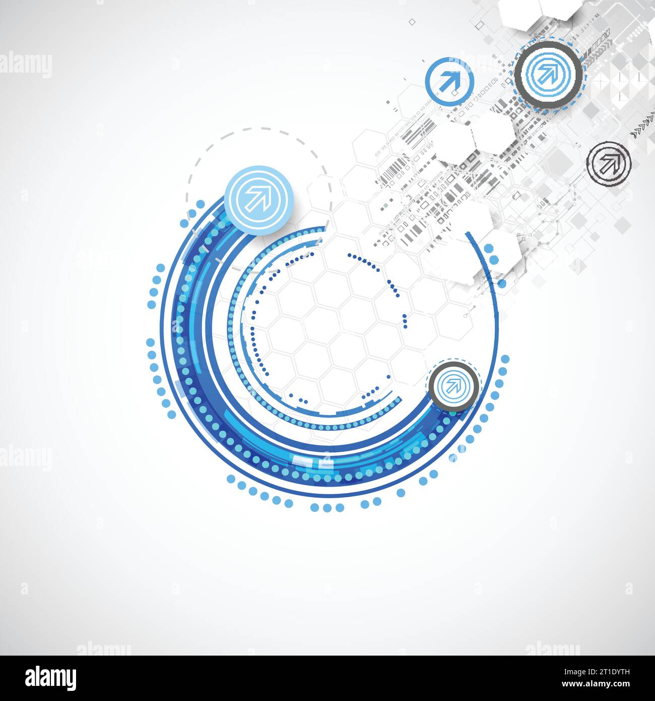 Abstract blue business science or technology background. Vector Stock ...