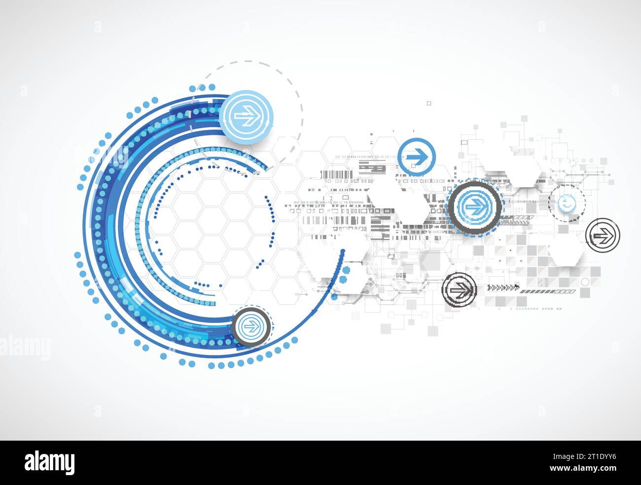 Abstract blue business science or technology background. Vector Stock ...