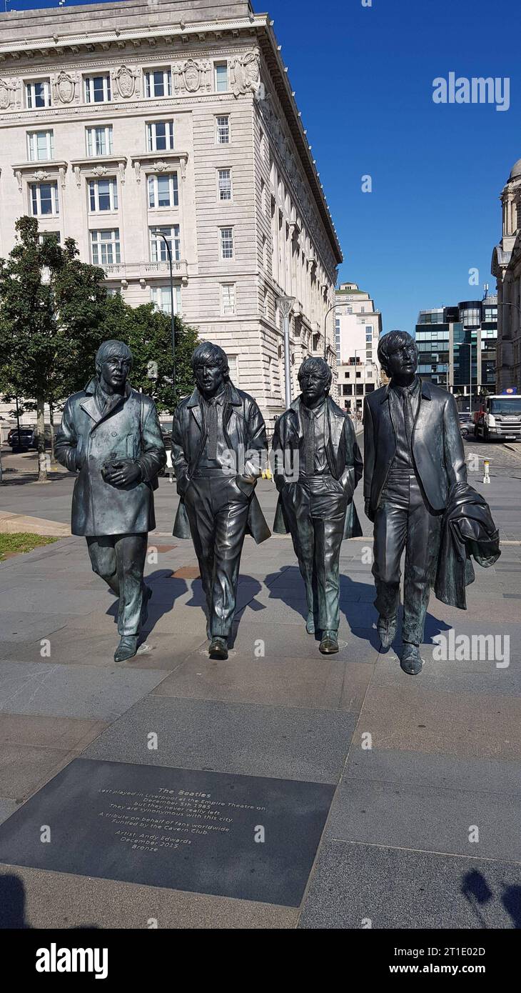 Liverpool beatles skulptur hi-res stock photography and images - Alamy
